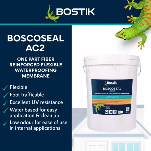 Bostik Boscoseal Ac2 / Block A750 (20Kg) - One Part Water Based Acrylic ...