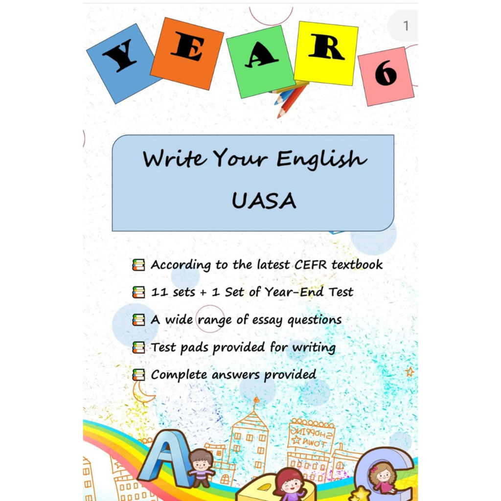 [PDF] WRITE IT YOURSELF 六年级UASA写作练习 PART 5 ,6,7 (11 SETS) YEAR 6 UASA ...