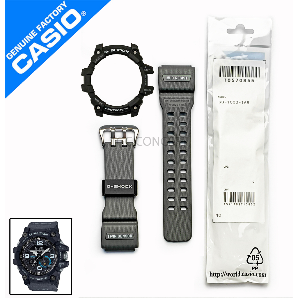 ORIGINAL B&B, REPLACEMENT PART FOR CASIO G-SHOCK GG-1000-1A8 GG1000-1A8 ...