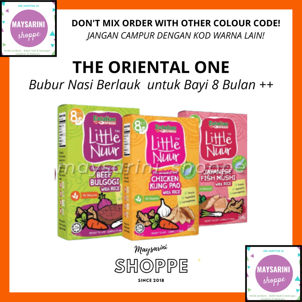 Bubur Baby Little Nuur THE ORIENTAL ONE SERIES Ready to Eat Instant ...