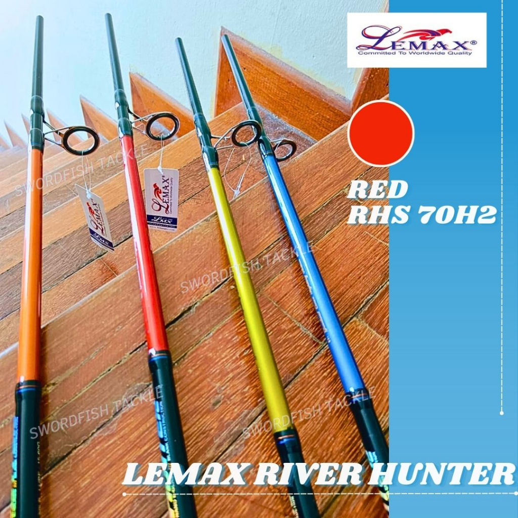 LEMAX RIVER HUNTER FISHING ROD(SPINNING)100% ORIGINAL LOCAL SELLER ...