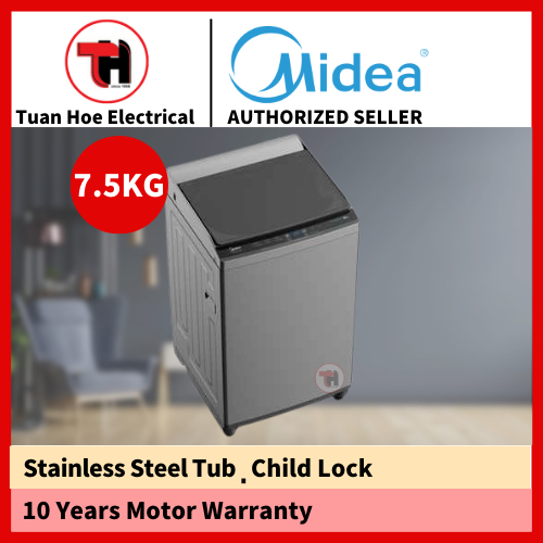 MIDEA MA100W75 7.5KG Washing Machine Mesin Basuh 洗衣机 | Shopee Malaysia