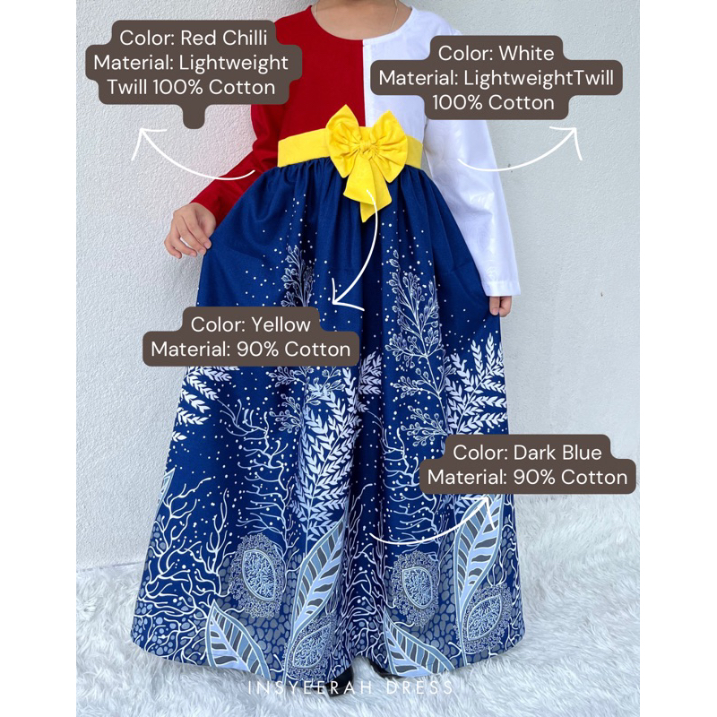 Baju Merdeka Kanak-Kanak Perempuan Dress Costume Merdeka (PRE-ORDER 3 ...