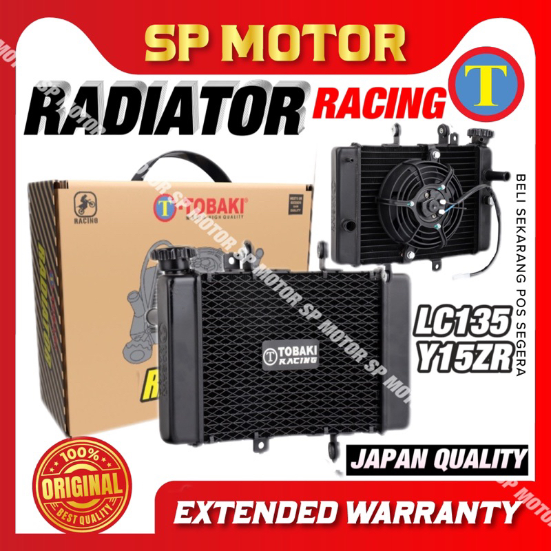 YAMAHA Y15 ZR Y15ZR Y15 V1 V2 RADIATOR CURVE BESAR + FAN KIPAS TANGKI ...