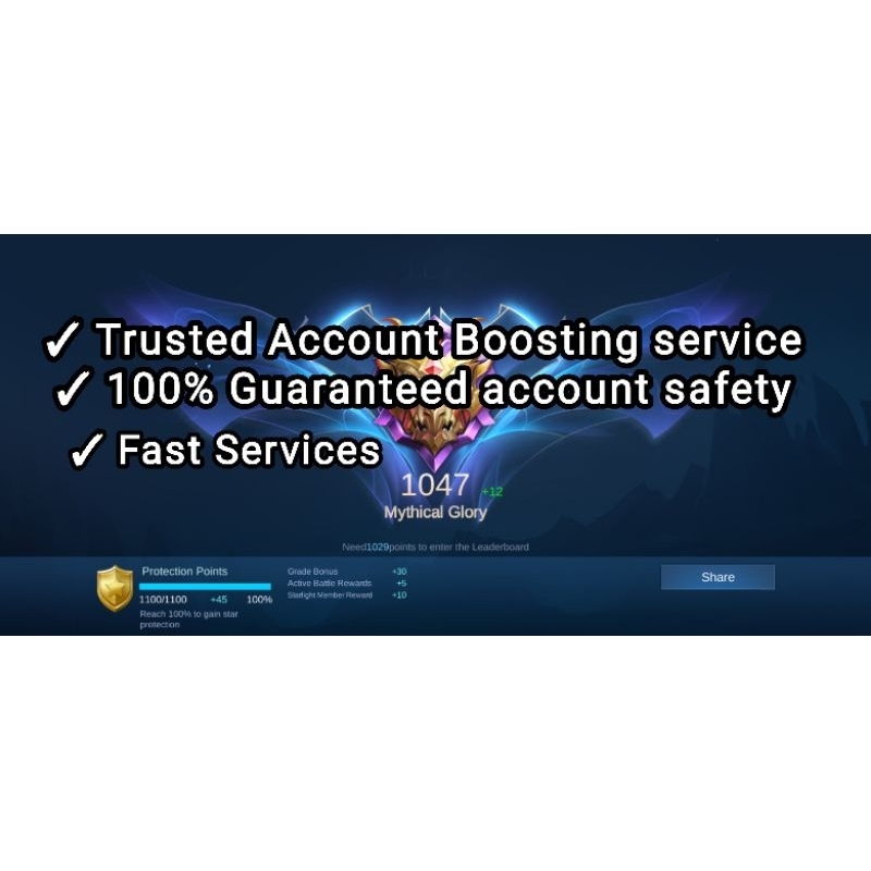 Mobile Legends Servis Boost Rank (Joki) / Mobile Legends Rank Boosting ...