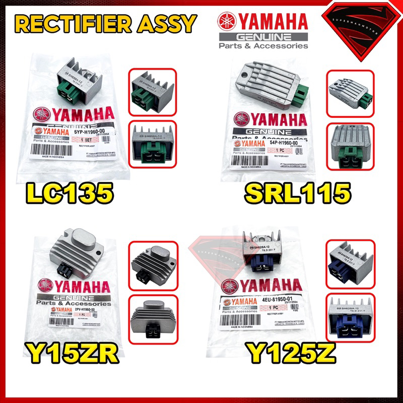 RECTIFIER YAMAHA LC135 SRL 110 Y125 SRL 115 FI Y15 LC 135 Y110 Y100 ORIGINAL YAMAHA REGULATOR ...