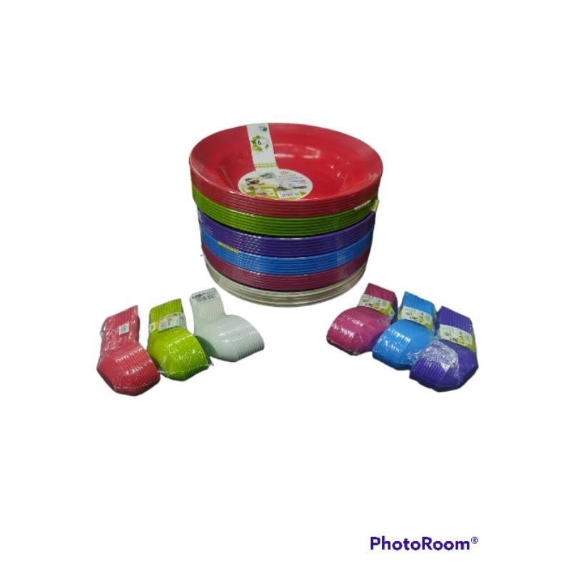 🔥READY STOCK🔥9inci pinggan nasi dalam PP 😍pinggan plastik 🥰pinggan ...