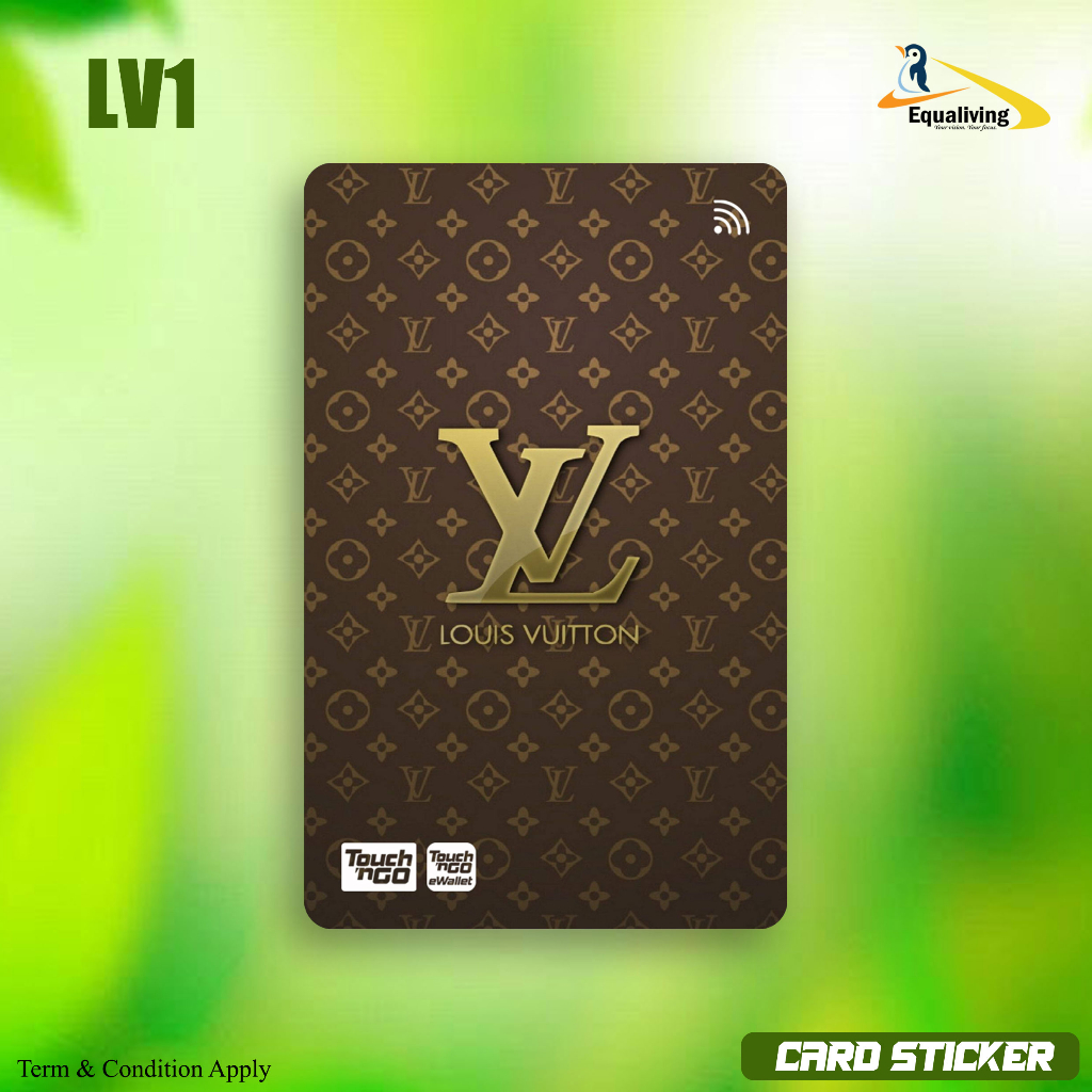 Louis Vuitton -Touch n Go NFC Sticker Skin CoverVinyl ATM Debit Sticker ...