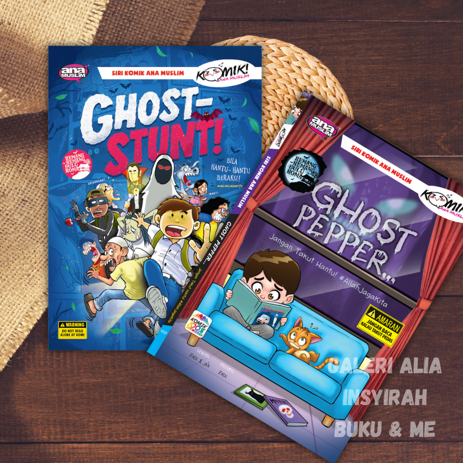 Buku Komik Ana Muslim Siri Komik Ghost Stunt Ghost Pepper | Shopee Malaysia