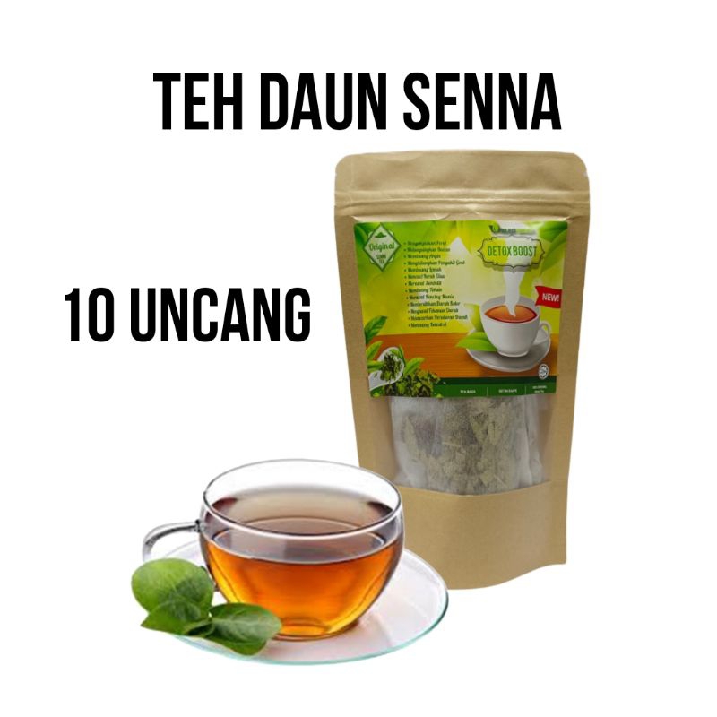 10 UNCANG TEH DAUN SENNA 100% ORIGINAL | Shopee Malaysia
