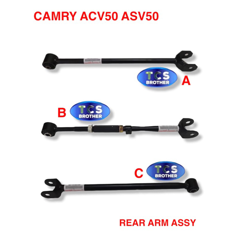 Toyota Camry 2.5 Asv50 Acv50 Original Toyota Thailand REAR ARM ASSEMBLY ...