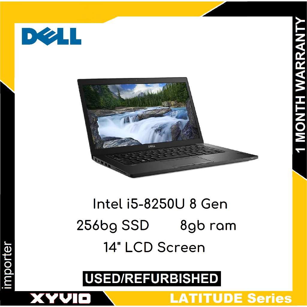 Dell Latitude 5480 and 5490 Laptop (Windows 10 Pro, Intel i5-8250U, 14 ...