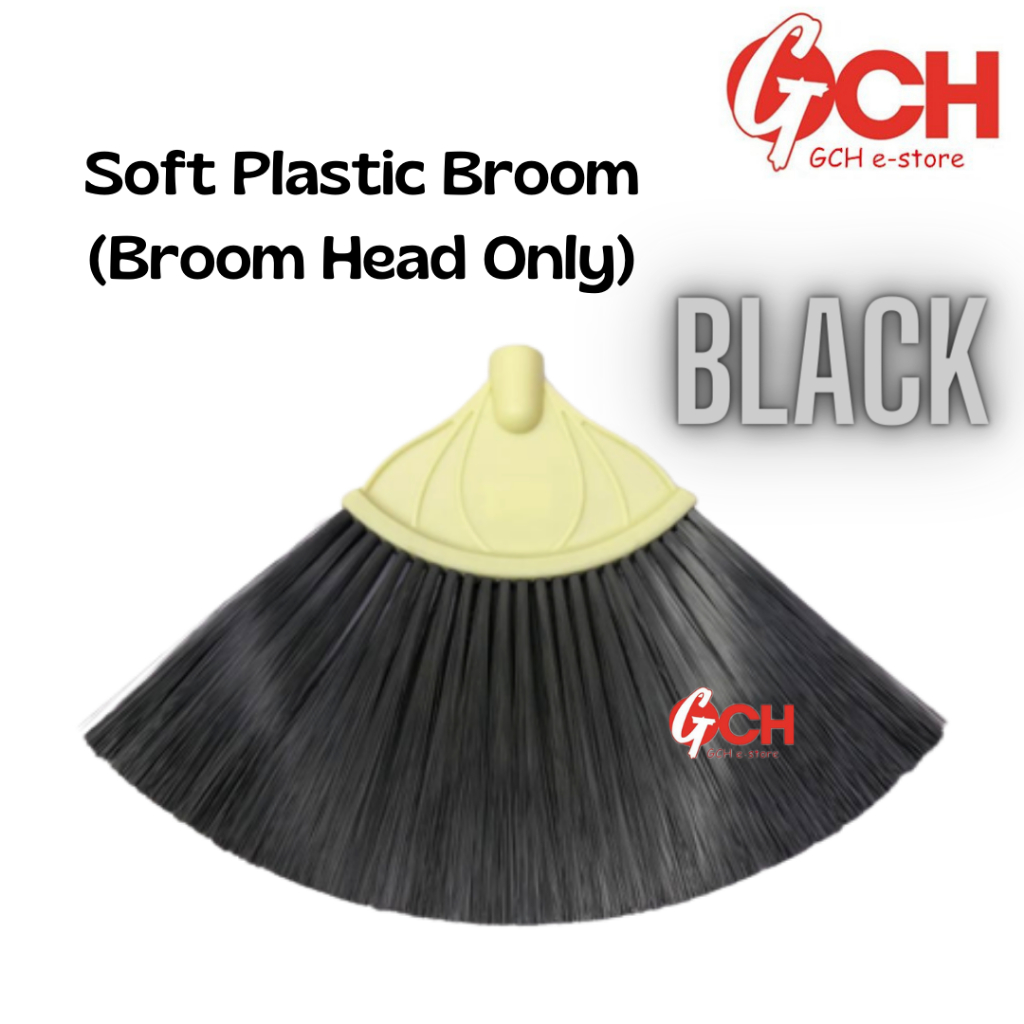 [Ready Stock] Nylon Soft Broom With Handle/ Plastic Soft Broom / Broom ...