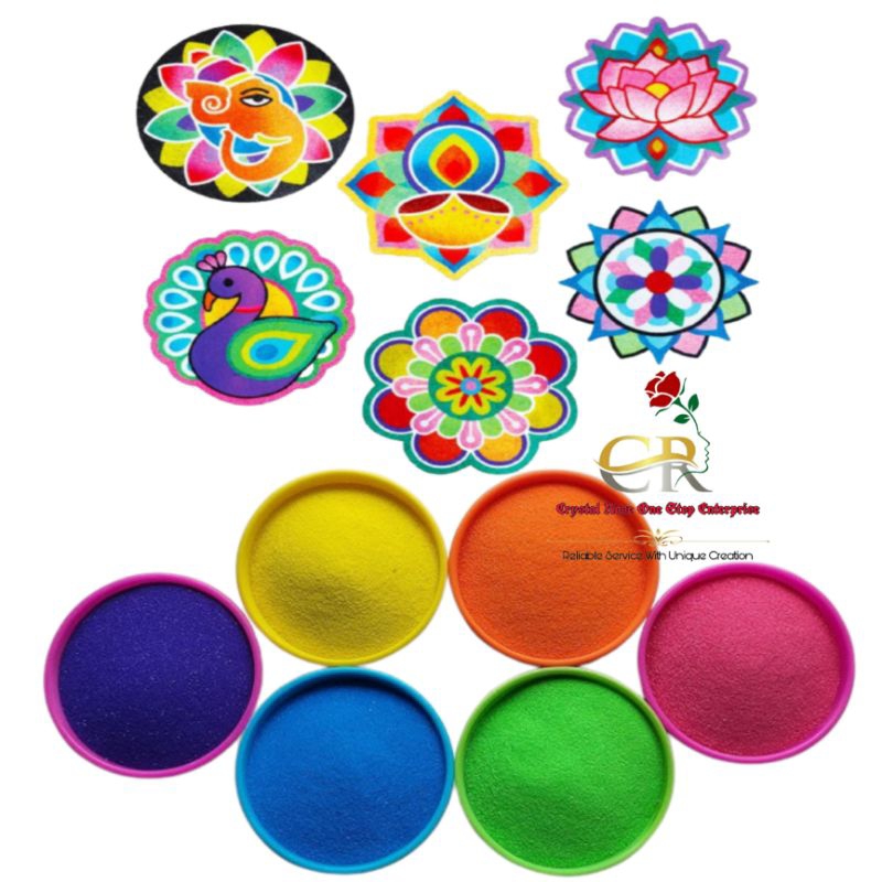 Sand Art/Rangoli Kolam Colour Sand Texture | Shopee Malaysia
