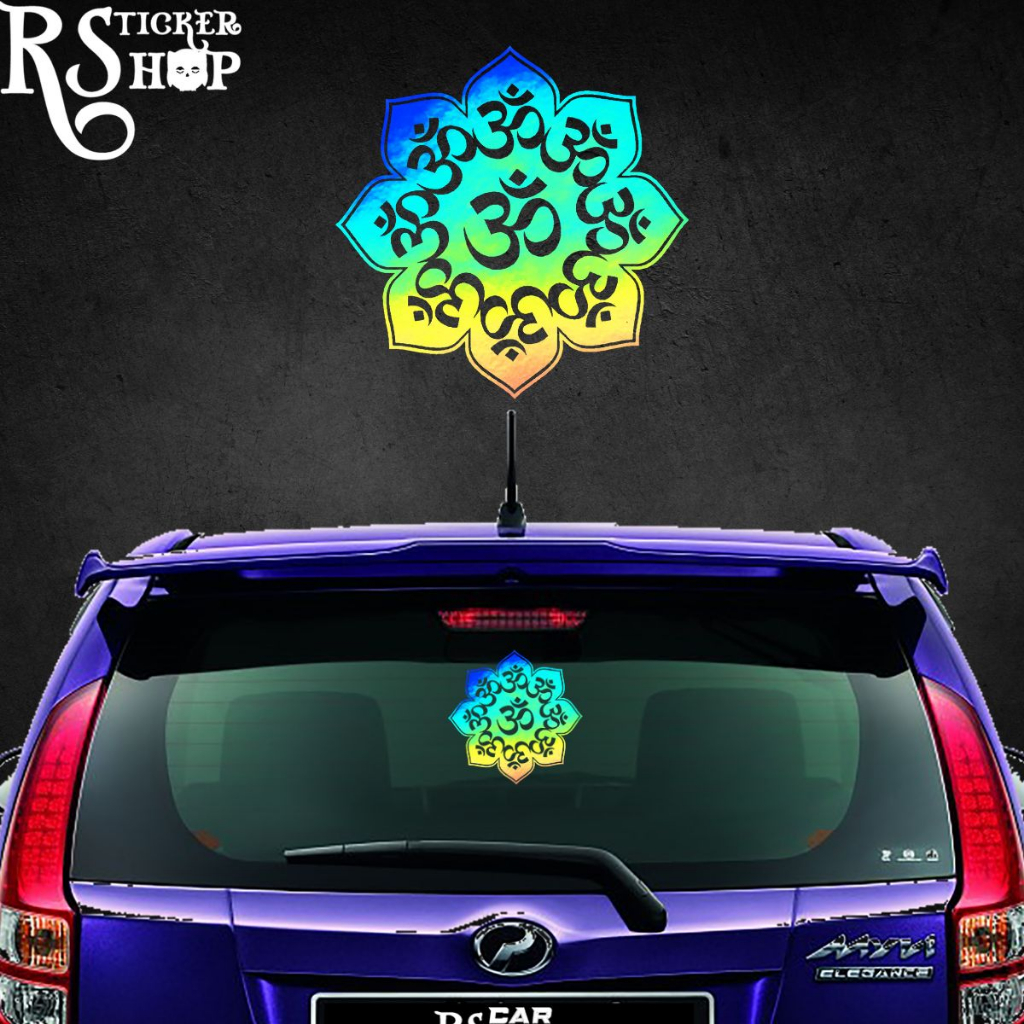 OM Symbol-Cutting Sticker for Car / House Wall / Mirror/ RS 5009 ...