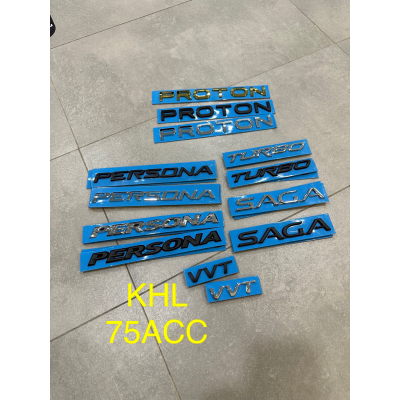 proton persona saga turbo vvt emblem logo badge sticker | Shopee Malaysia