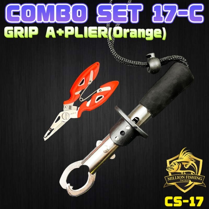 【Combo Set 17/Combo Set 18】Playar Pancing Grip Fish Fishing Gripper ...