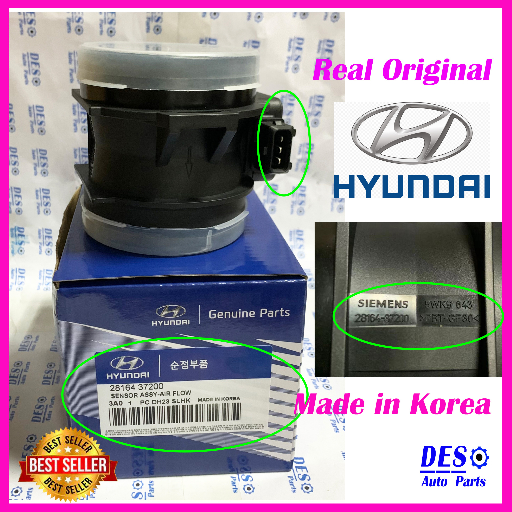 Original SIEMENS NAZA RIA & KIA CARNIVAL AIR FLOW SENSOR SIEMENS (28164 ...