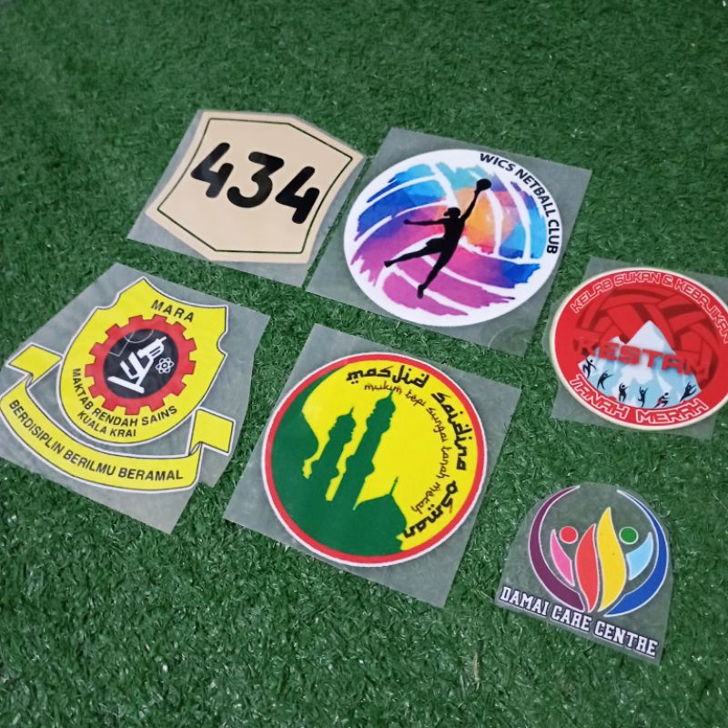 (PATCH/LOGO TEAM) PRINT LOGO TEAM SUKAN ANDA ★STIKER IRON ON JERSI/BAJU ...