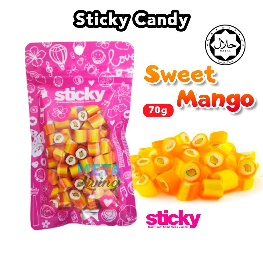 STICKY CANDY GULA-GULA VIRAL STOK SEDIA Thank You Happy Birthday Gift I ...