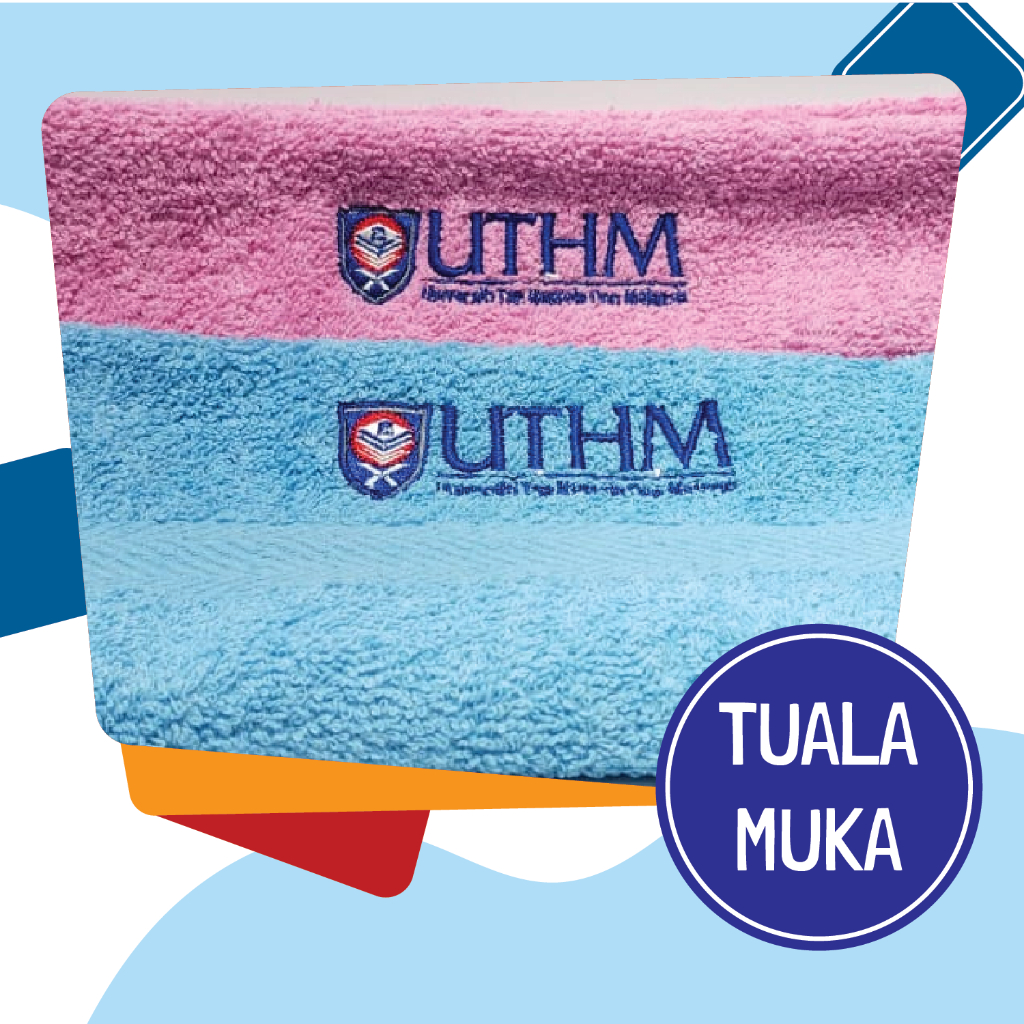 FACE TOWEL (LOGO UTHM) | Shopee Malaysia