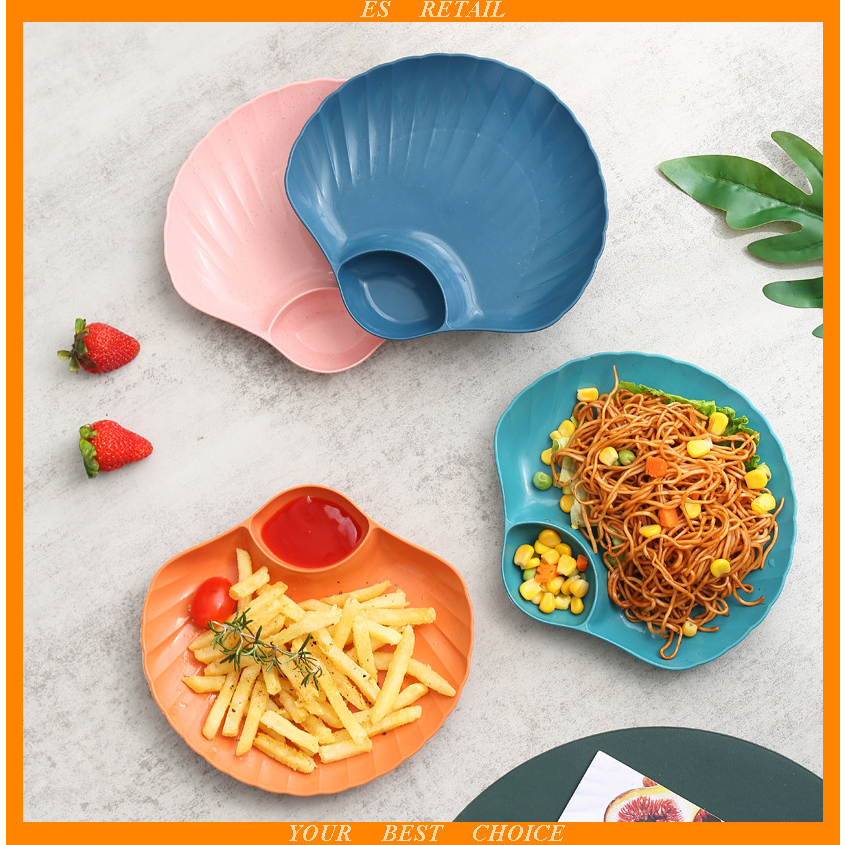 Small snack plate Wheat straw shell snack plate Pinggan snek kecil ...