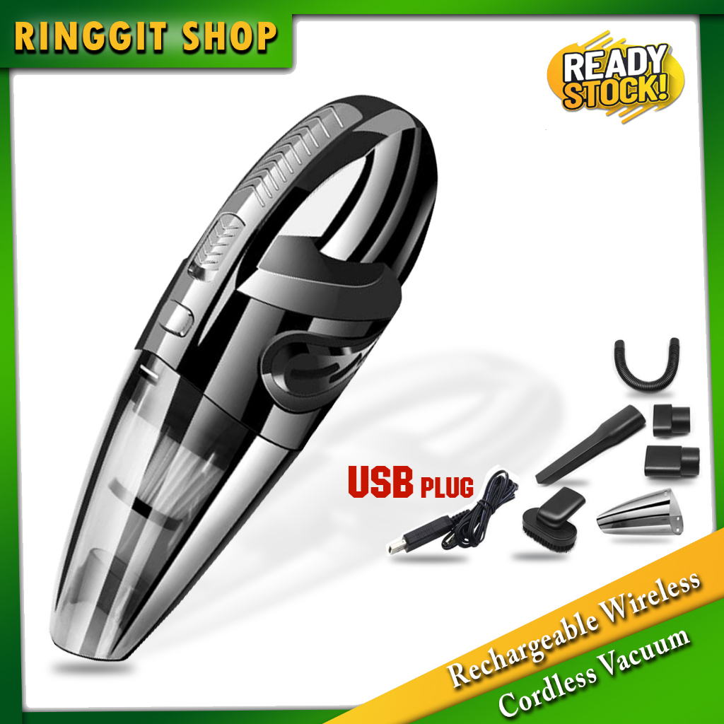 Ringgit Shop Rechargeable Wireless Cordless Vacuum Cleaner Portable ...