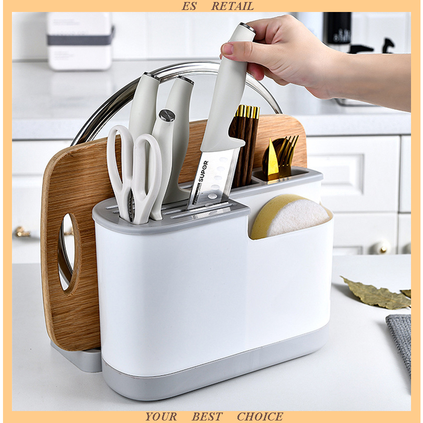 Cutlery & knife holder Lid holder Kitchen rack Utensil holder ...