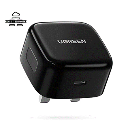 POWER ADAPTER - PD 20W FAST CHARGER UK (BLACK) | Shopee Malaysia