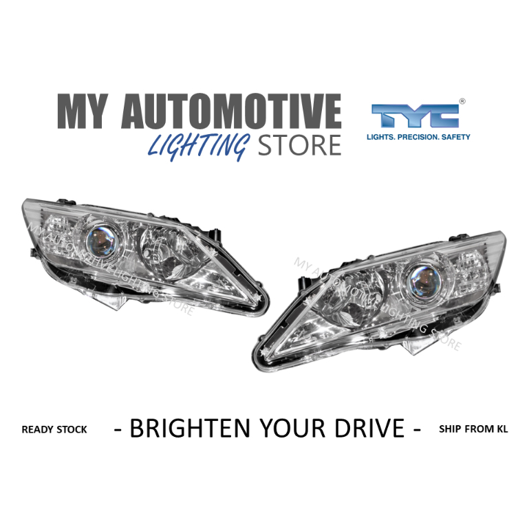 (TYC) Toyota Camry ACV50 2014 Head Lamp, Lampu Depan, Lampu Besar (HID ...