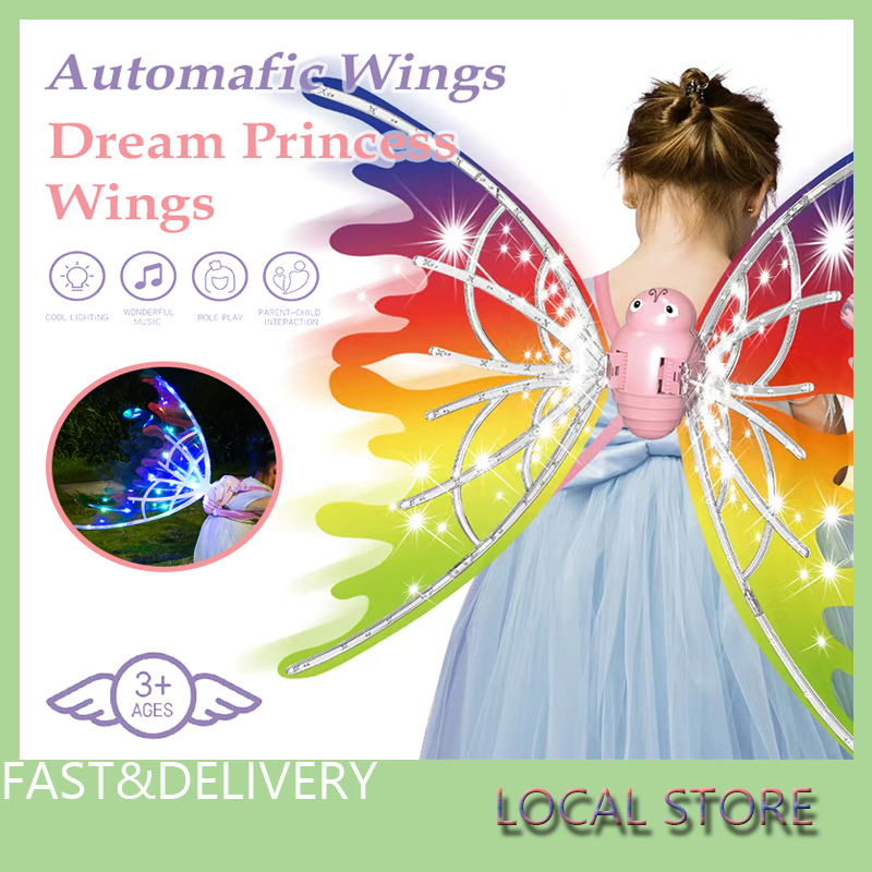 Electric Butterfly Wings, Colorful Electric Butterflys LED Angel Wings ...