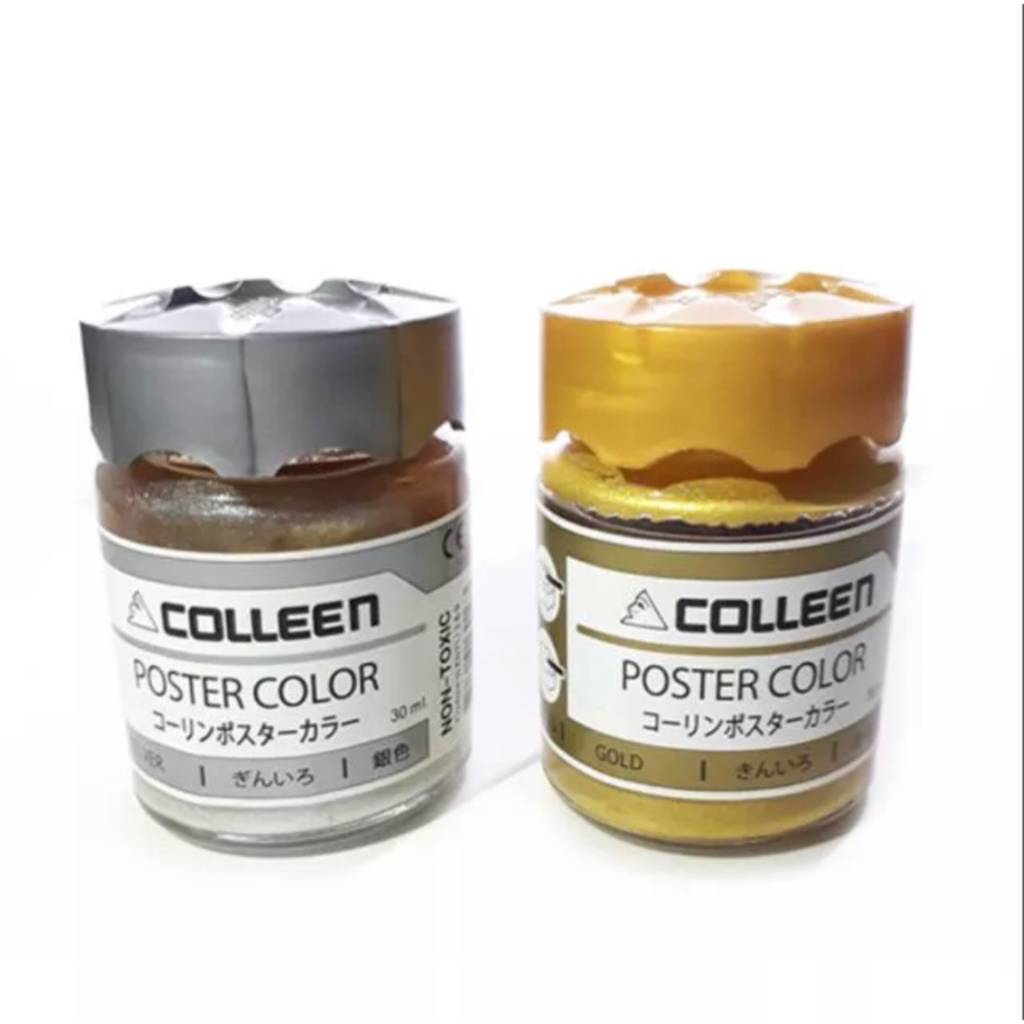Colleen Single Bottle 12ml Poster Colour (Gold & Silver) | Shopee Malaysia