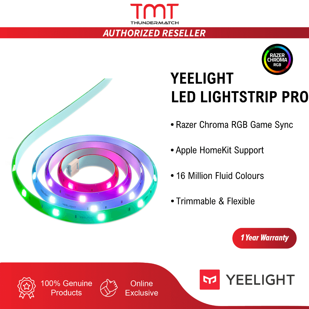 Yeelight LED Gaming Room Lightstrip Pro Fluid Color 16Million RGB ...
