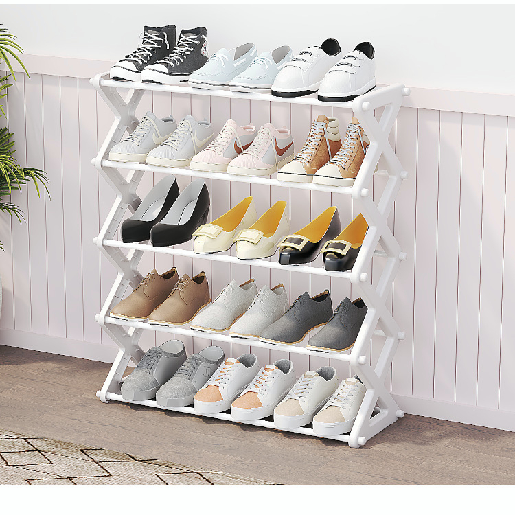 5/4 Tiers Shoe Shelf Rak Kasut Murah Multi Layers Shoe Rack Indoor ...