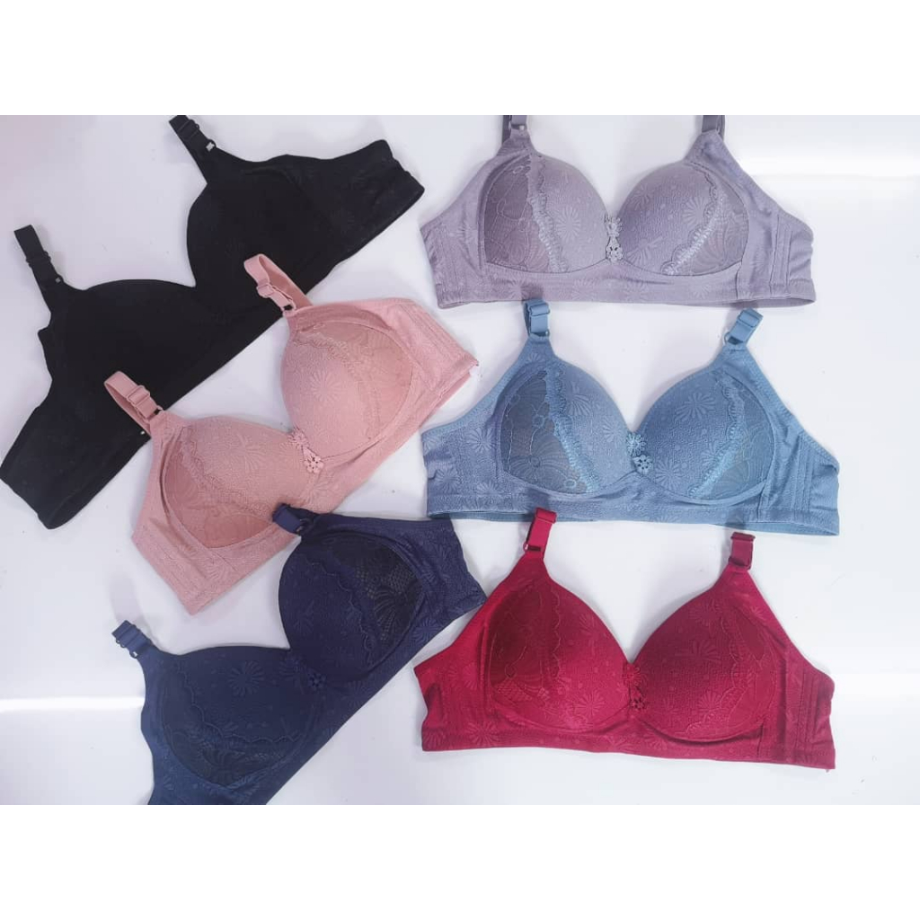 🇲🇾Ready Stock Women C cup bra Baju dalam wanita 38C - 44C tanpa besi ...