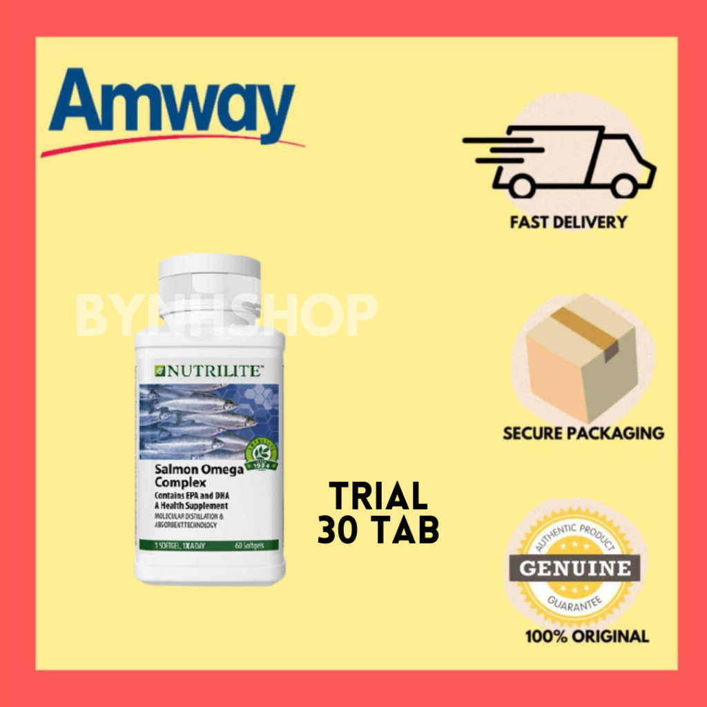 [READY STOCK] Nutrilite Salmon Omega Complex Amway (Trial pack 30 biji ...