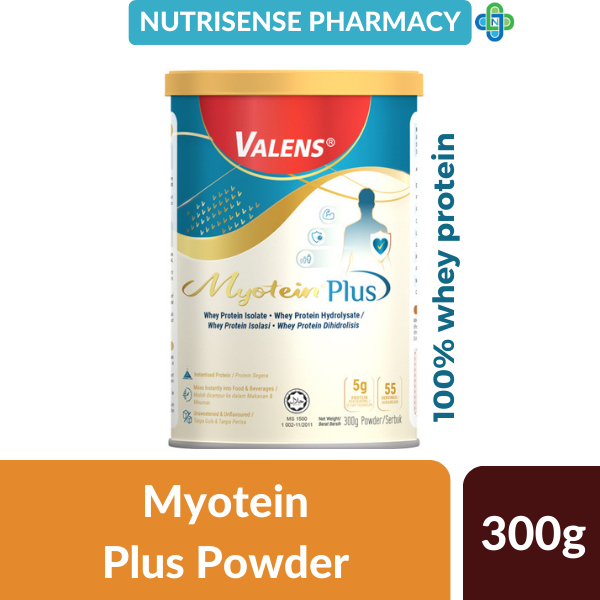 Valens Myotein Plus Whey Protein Isolate & Hydrolysate 300g | Shopee ...