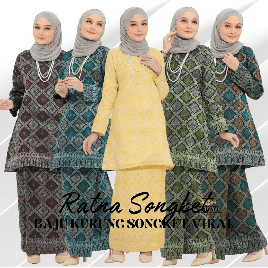 RIAU SONGKET TENUN RATNA (S-XXL) | Shopee Malaysia