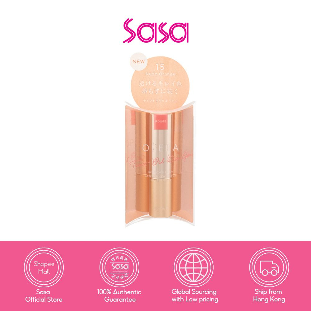 Opera Lip Tint N Oil Rouge Lipstick 3.6g (15 Nude Orange/16 Sheer Brown ...