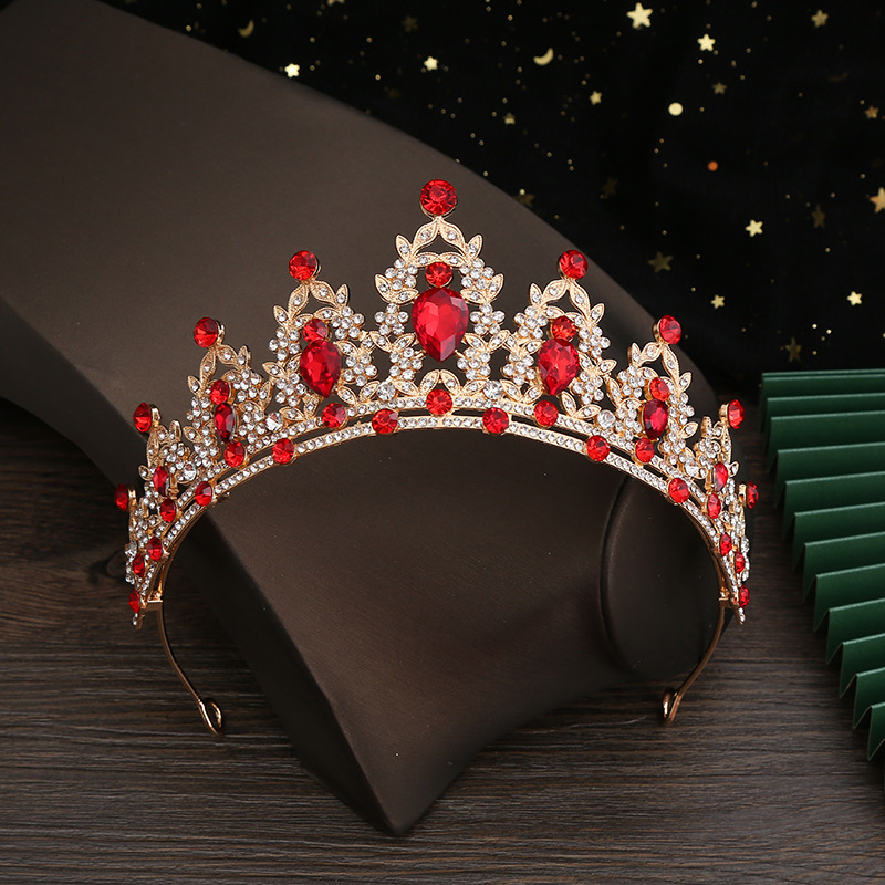Diamond Stones Korean Style Crown Tiara Mahkota Head Accessories ...