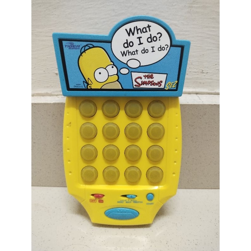 The Simpsons Sez Sound Matching Electronic Handheld Game | Shopee Malaysia