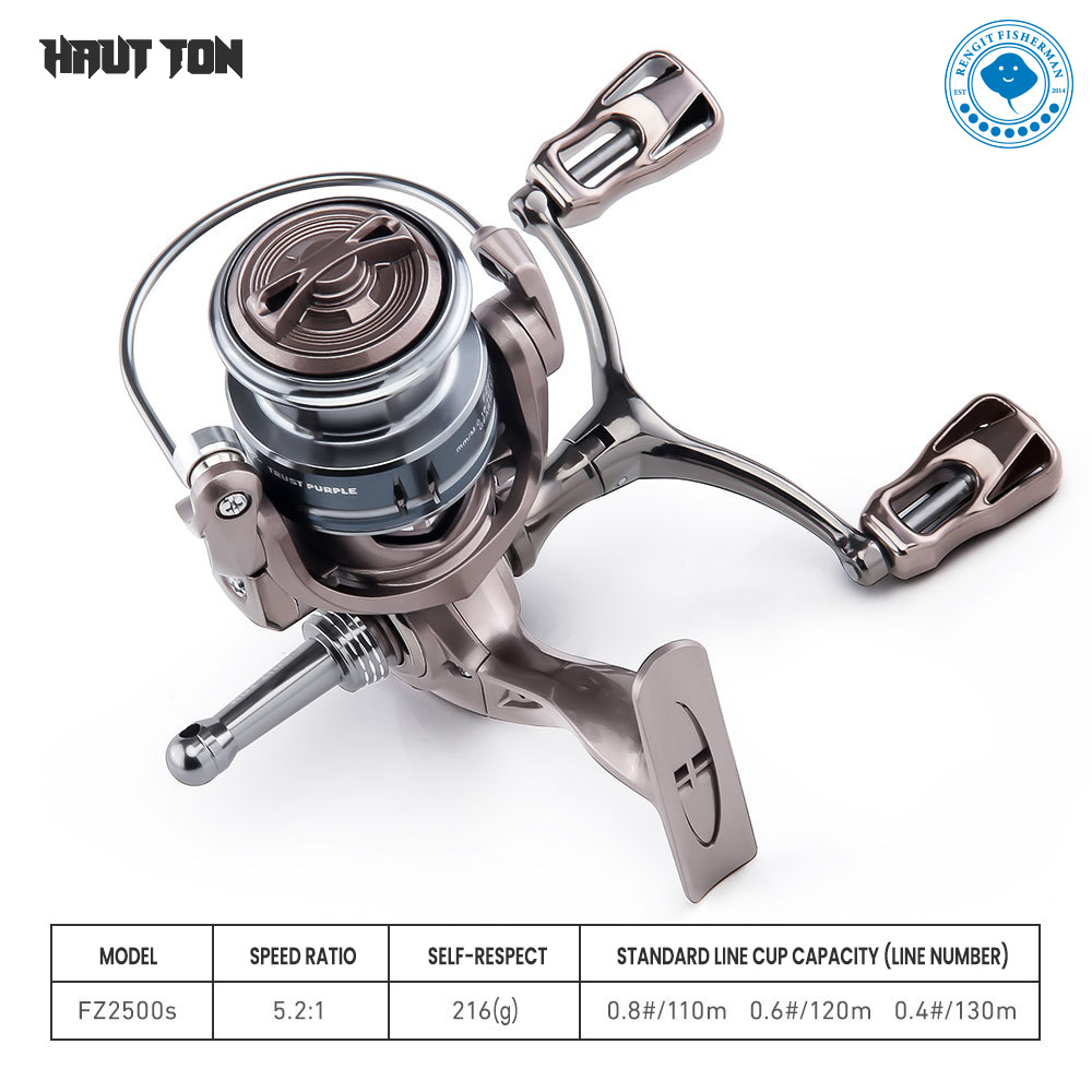 HT Spinning Double Handle + Balancer Spinning Reel - Rengitfisherman ...