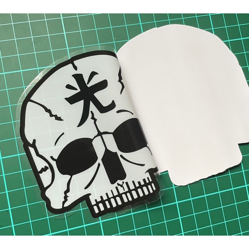 Original Hikari Riders Guang Ghost Skull Car Sticker | Shopee Malaysia