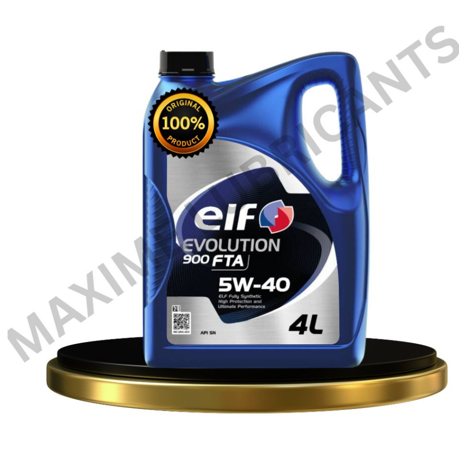 ELF Evolution 900FTA 5W40 Fully Synthetic Engine Oil (4L) + Free Gift ...