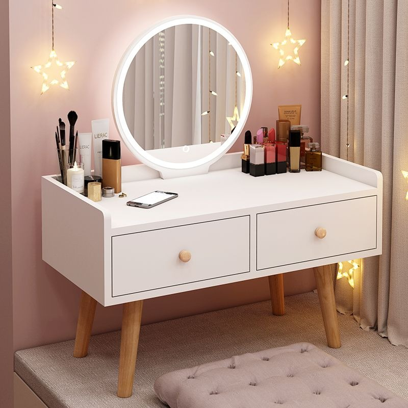 Bay Window Dresser Sitting Floor Makeup Makeup Cabinet Girl Makeup ...