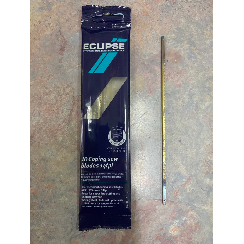 Eclipse Coping Saw Blades 7CP (1 PCS) Made in England | Shopee Malaysia