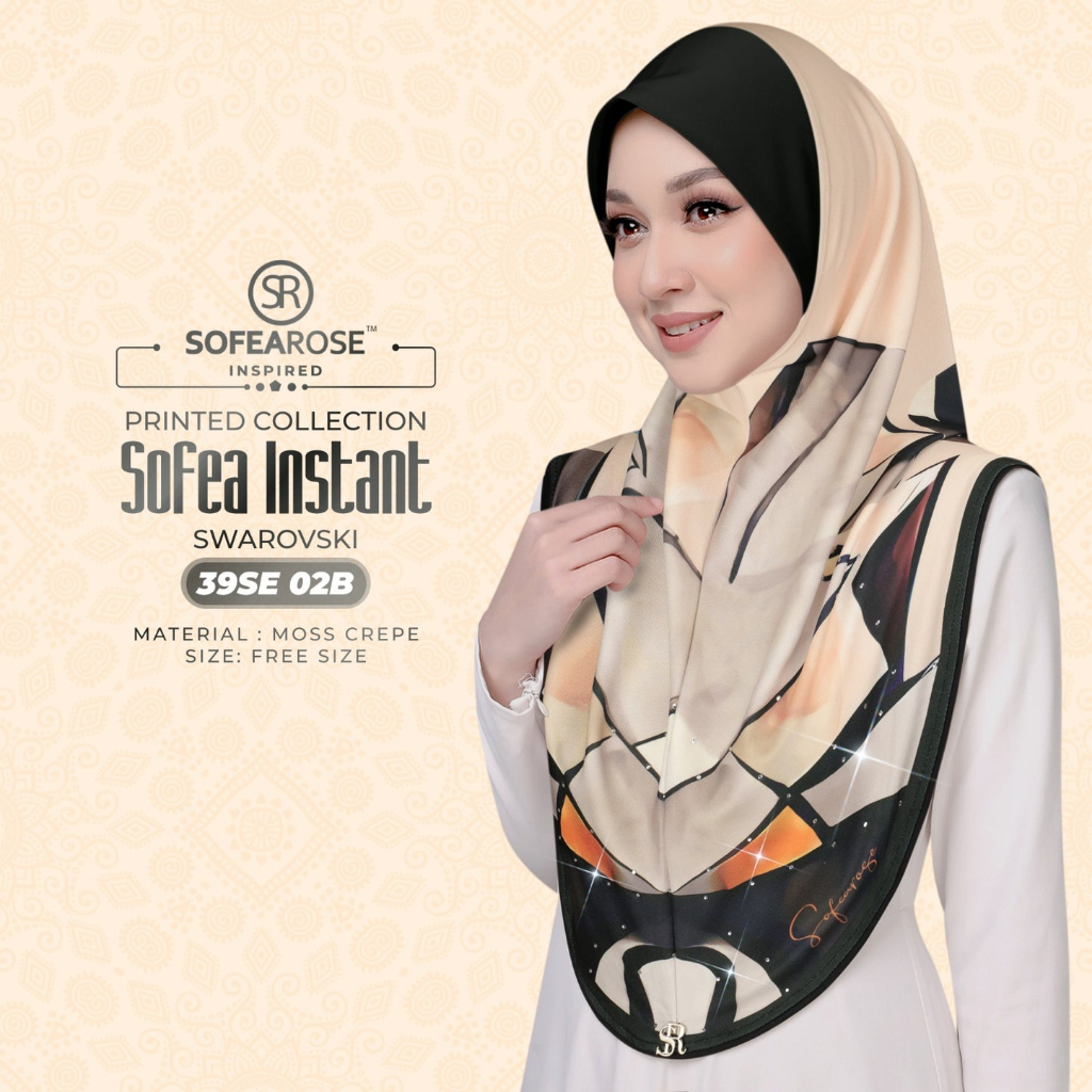 💢READY STOCK 💢 TUDUNG SARUNG SOFEA ROSE. Tudung instant bercorak ...