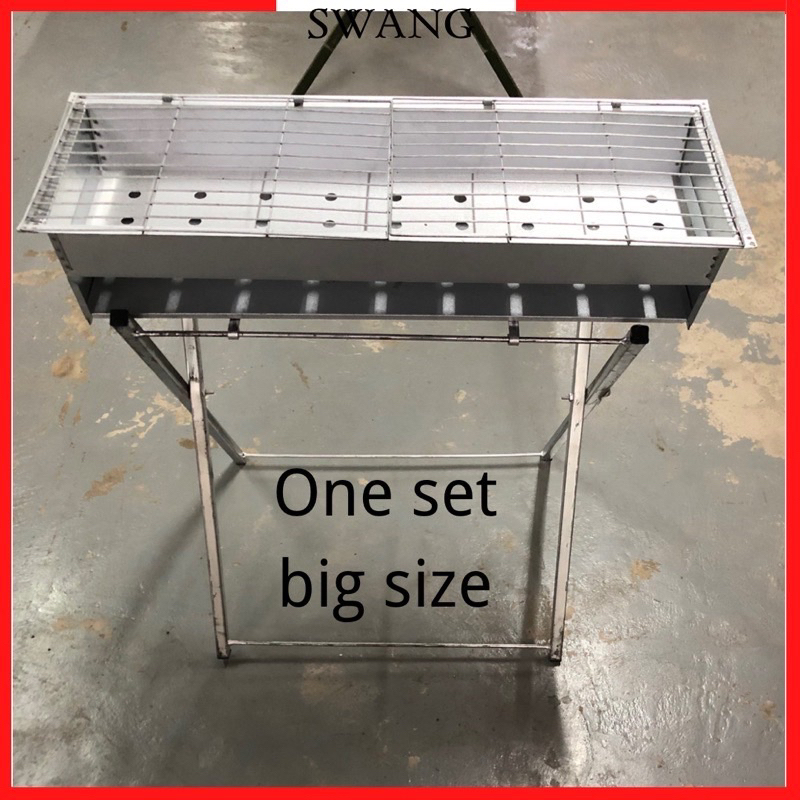 BBQ dapur Tempat bakar ayam/one set besar/one set kecil/ atau stand ...
