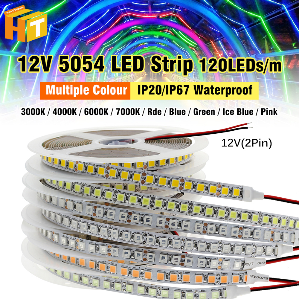 LED Strip Light 12V 5054 Multiple Color 120leds/m RGB LED Strip 5050 ...