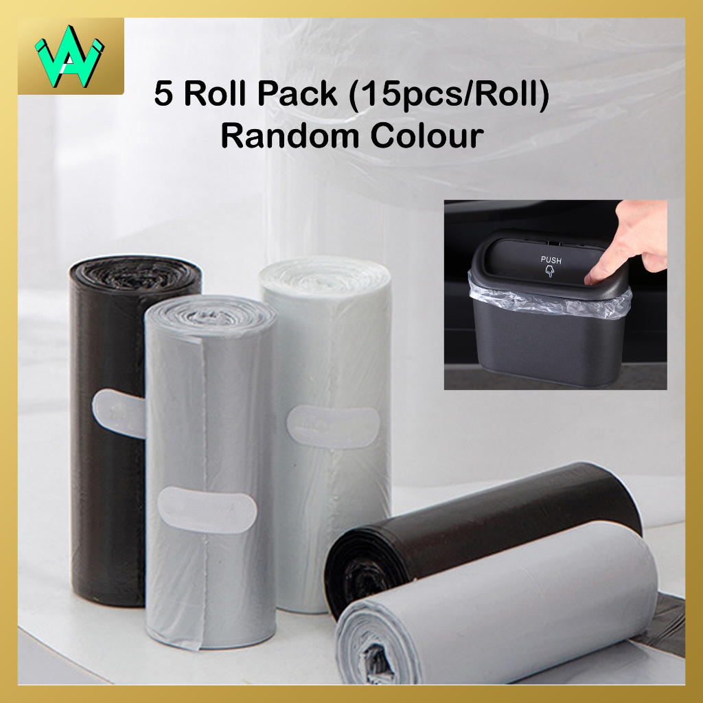 Car Dustbin Box Trash Bin Rubbish Box Mini Hanging Back Seat Waterproof ...